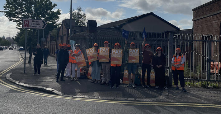 Resident doctors strike for better pay in Northern Ireland